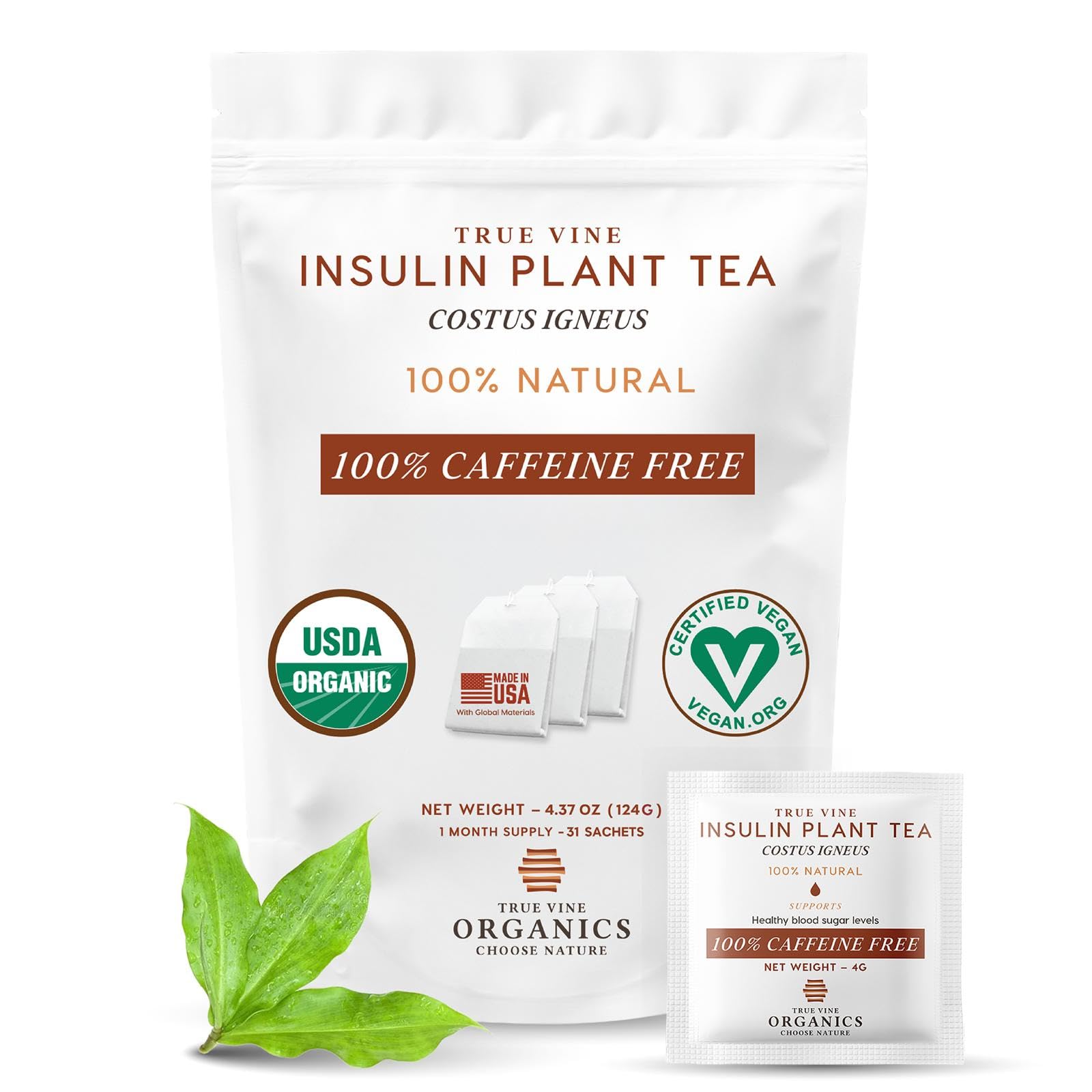 USDA organic herbal tea sachets