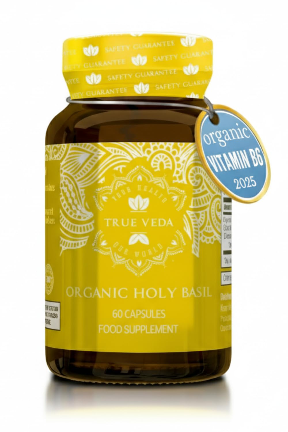 USDA Organic Holy Basil capsules for stress relief