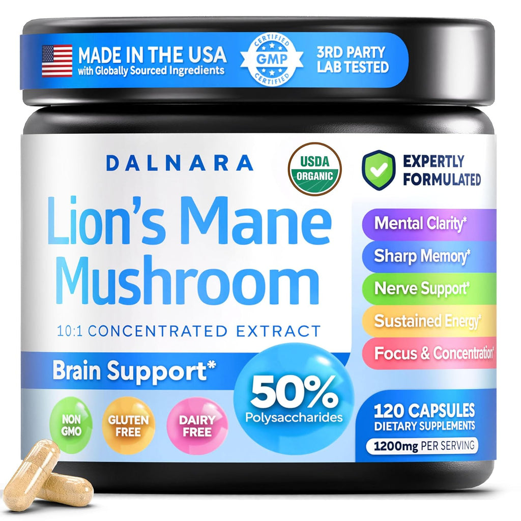 USDA Organic Lion's Mane capsules