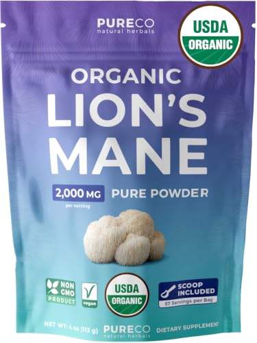 USDA Organic Lion's Mane powder benefits