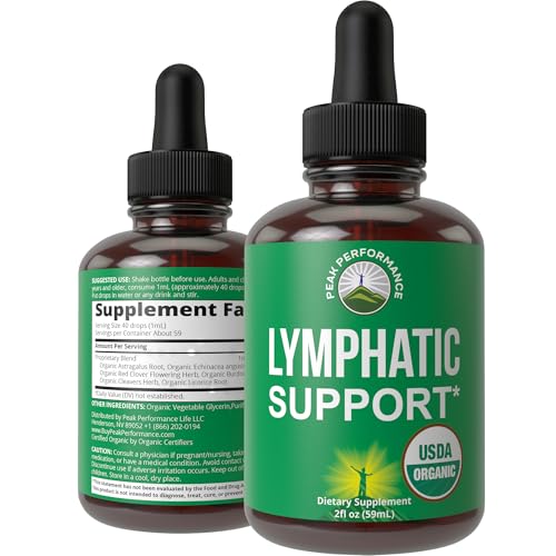 USDA Organic lymphatic support drops
