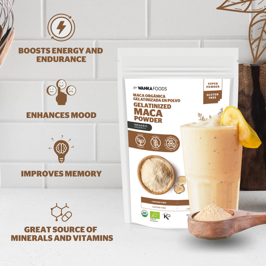 USDA organic maca for natural health