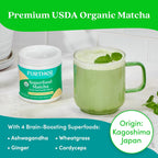 USDA organic matcha for lattes
