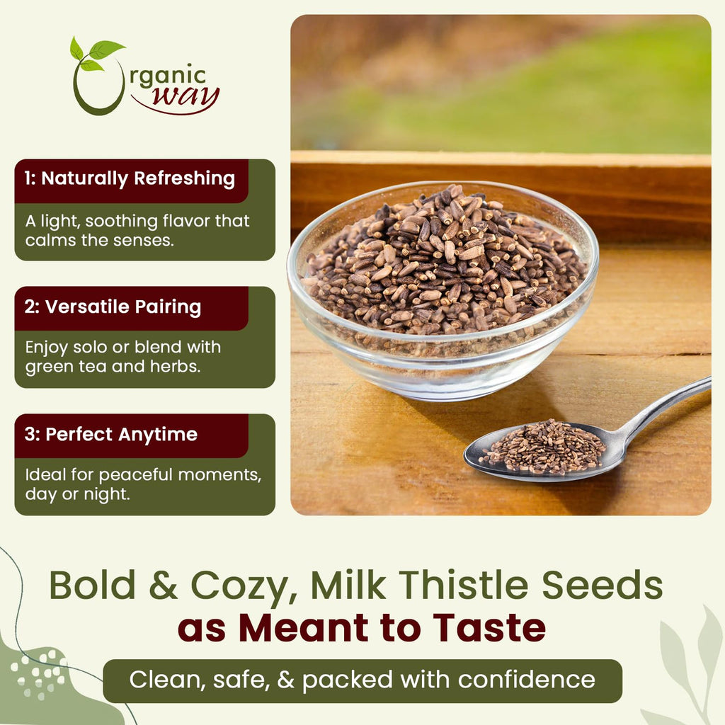 USDA organic milk thistle for vitality