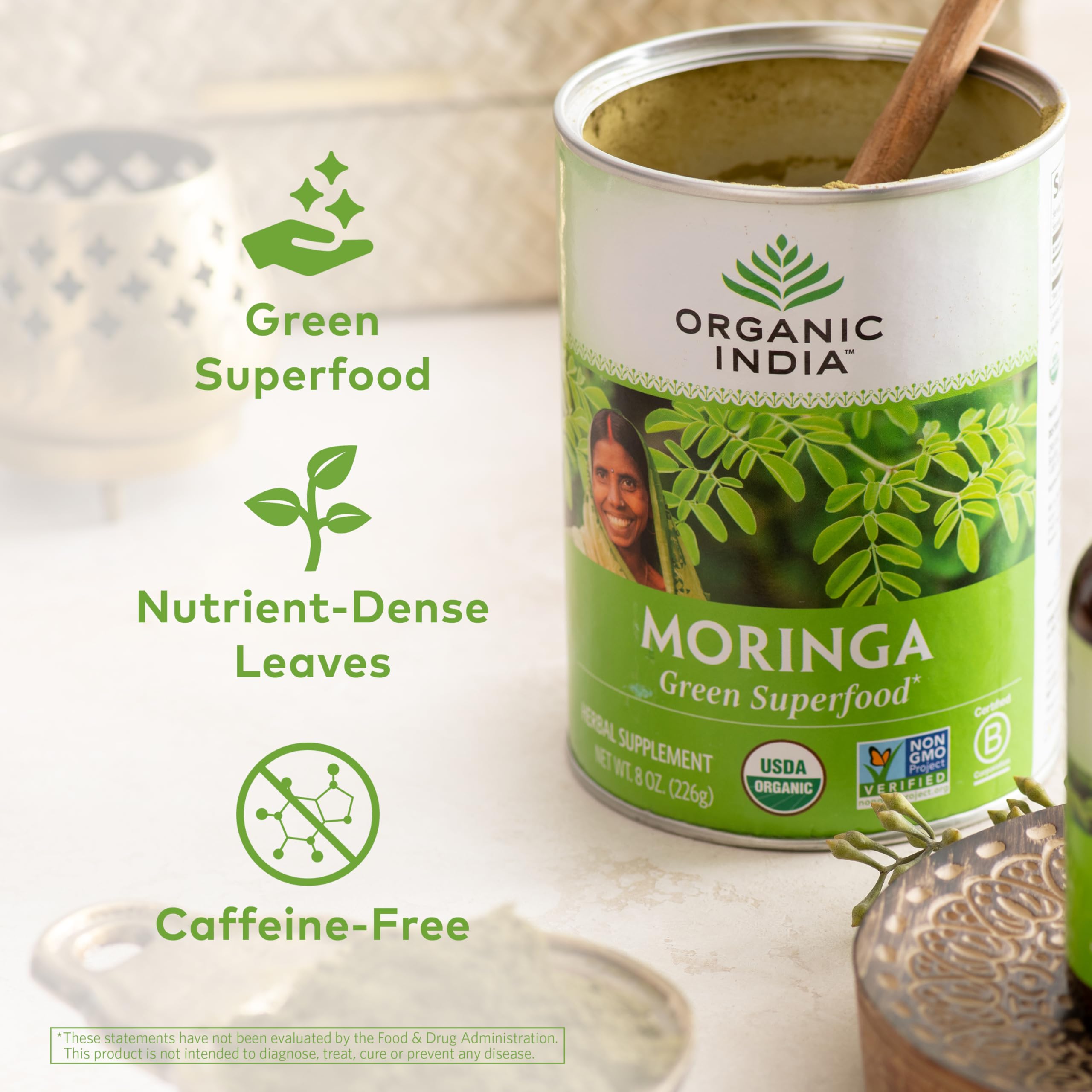 USDA organic moringa for wellness