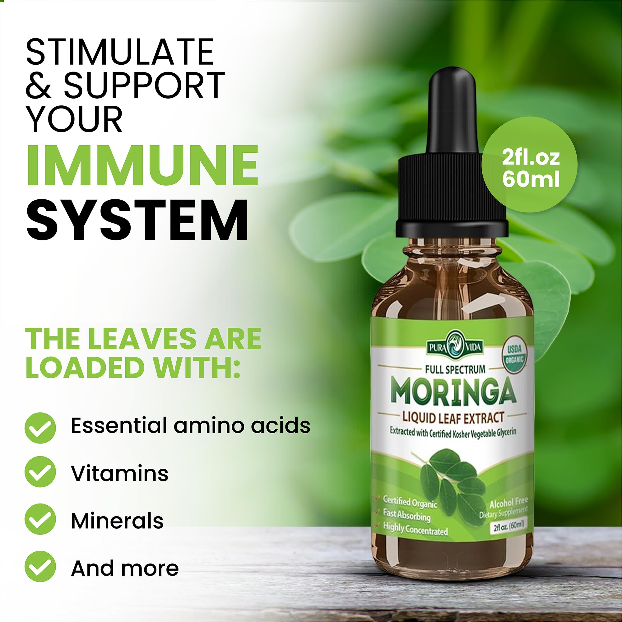 USDA organic moringa health benefits