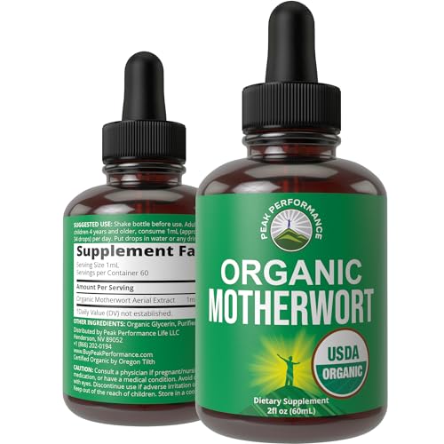 USDA organic motherwort liquid drops