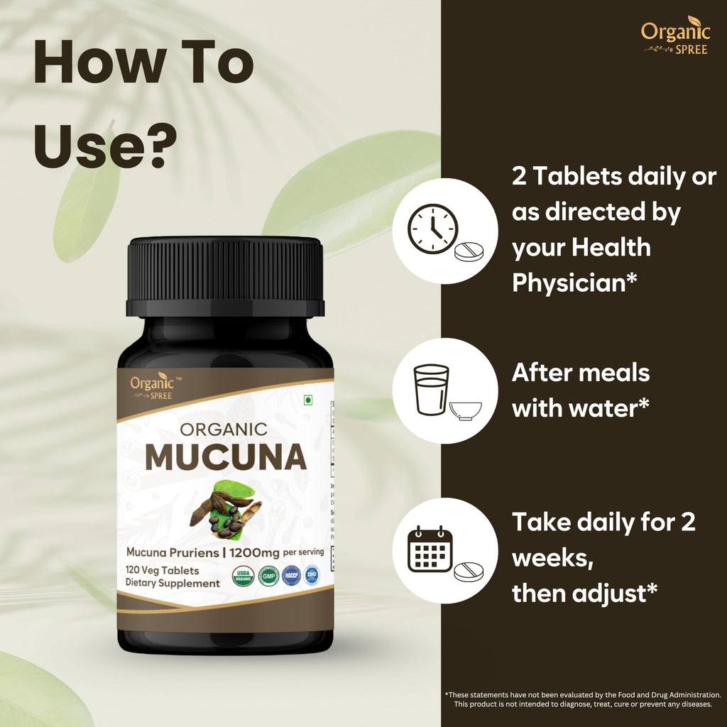 USDA organic mucuna pruriens supplement
