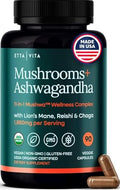 USDA organic mushroom supplement capsules