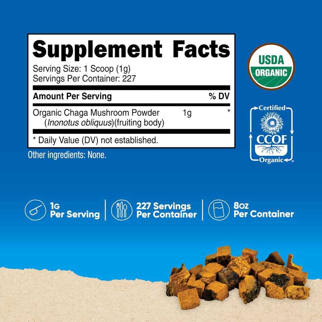 USDA organic mushroom supplement