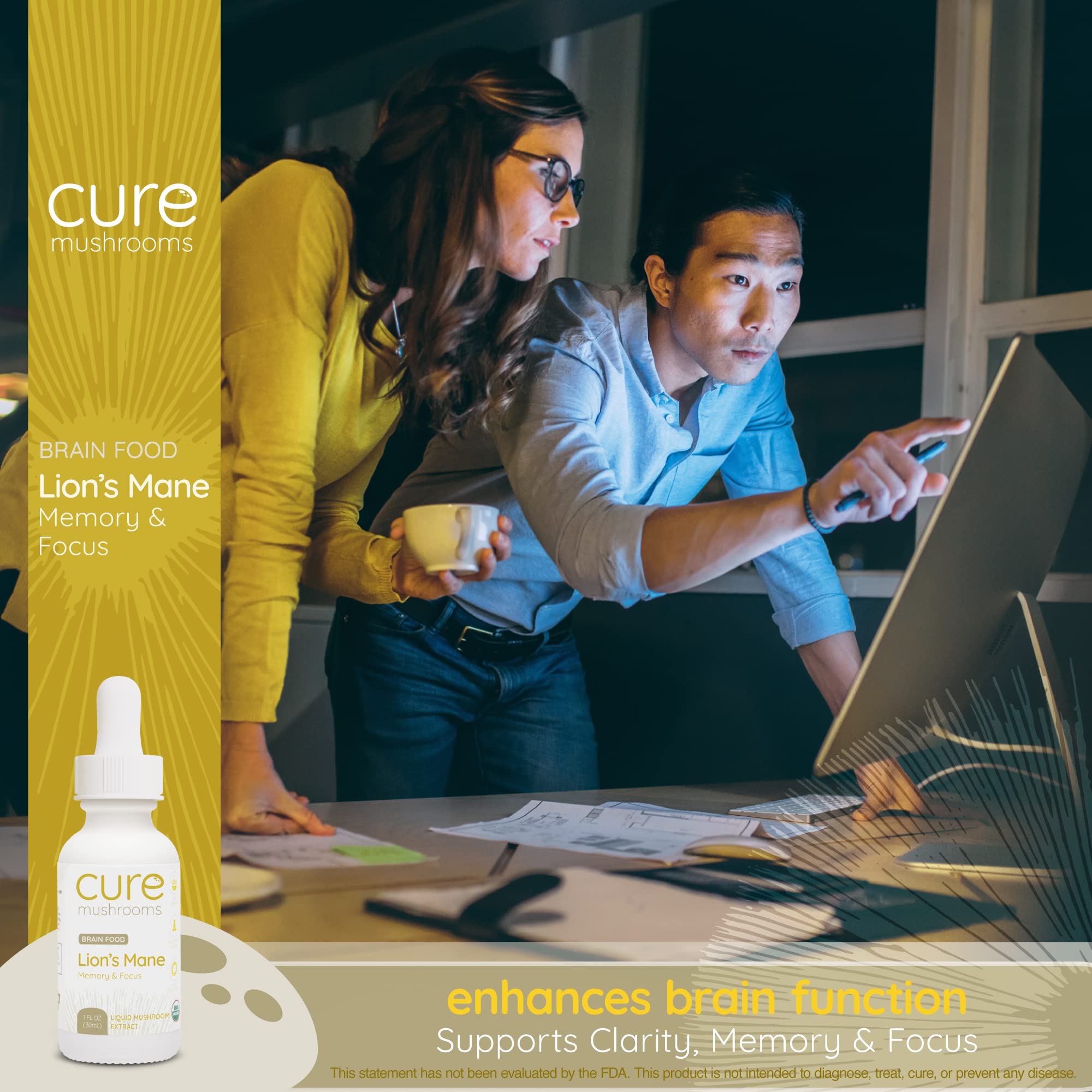 USDA organic mushroom supplement