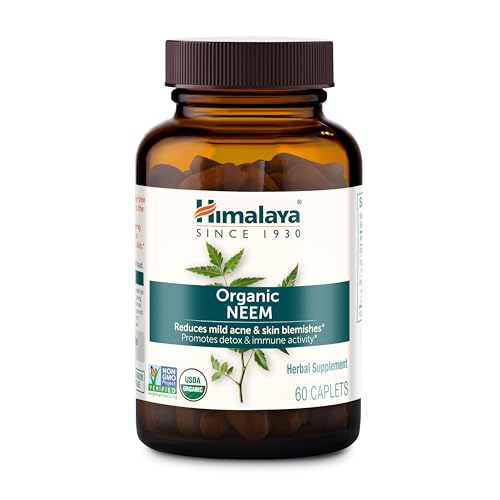 USDA organic neem caplets for acne