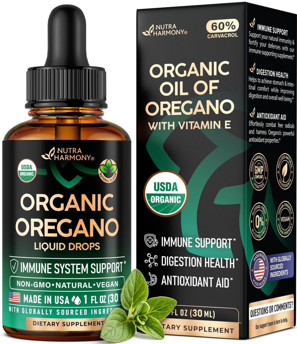 USDA organic oregano oil benefits