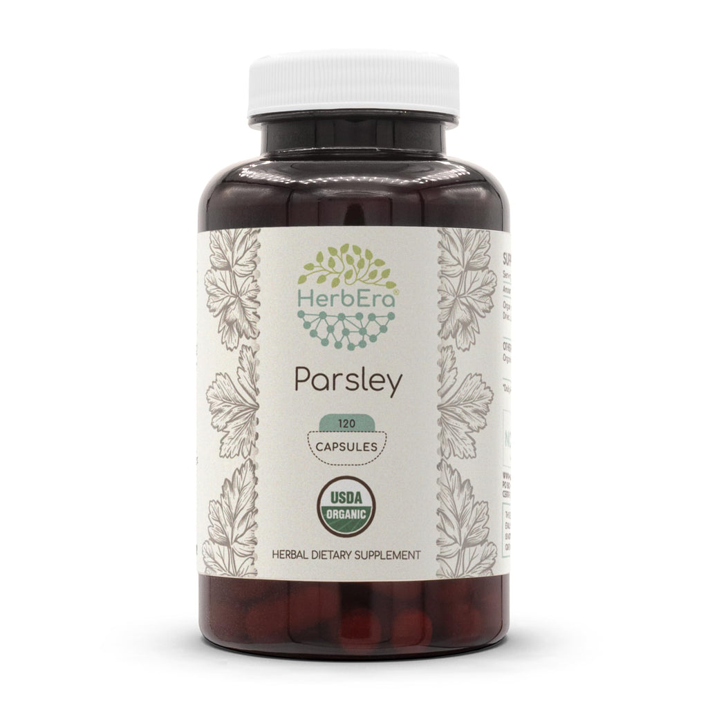 USDA organic parsley herbal capsules