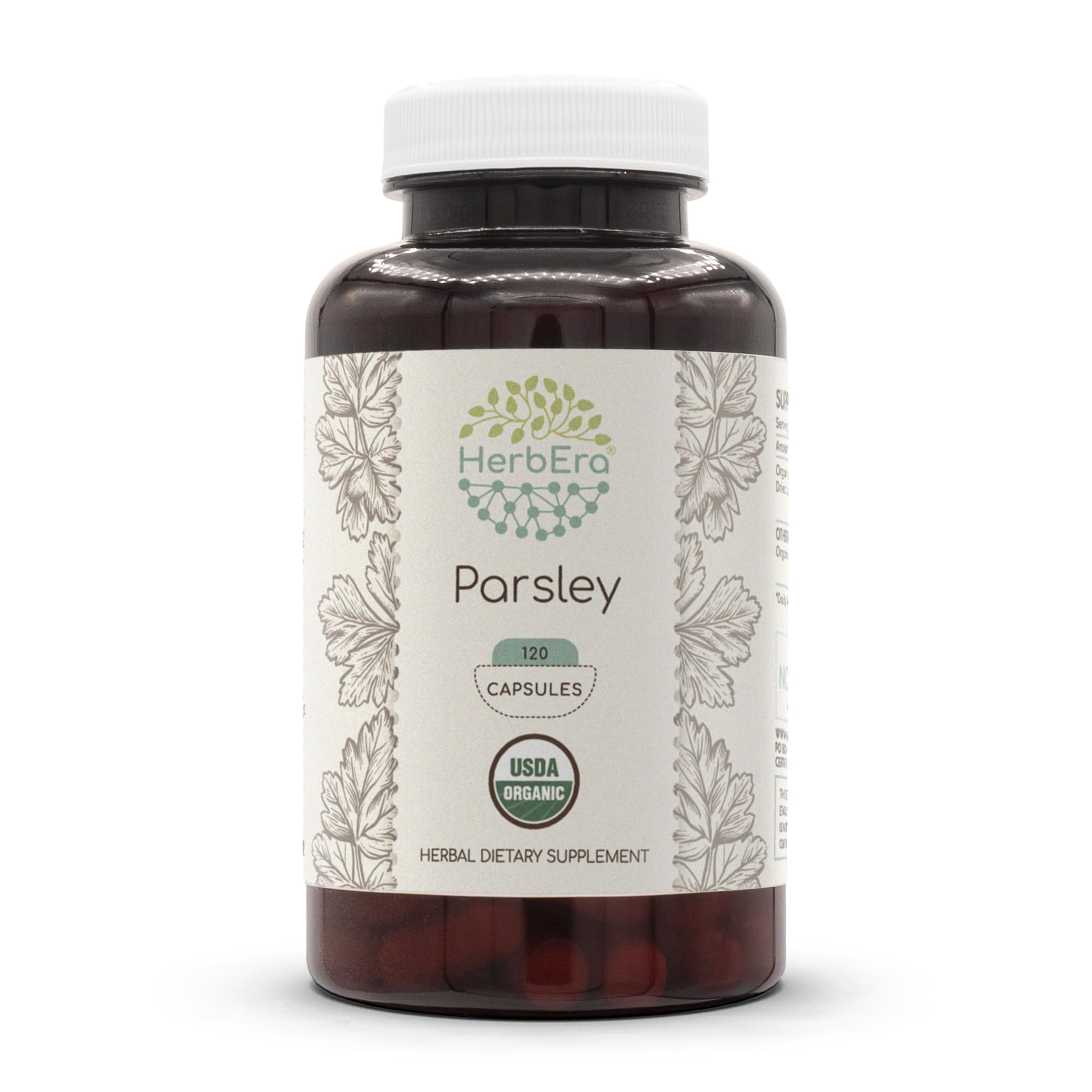 USDA organic parsley herbal capsules