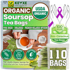 USDA Organic soursop herbal tea bags
