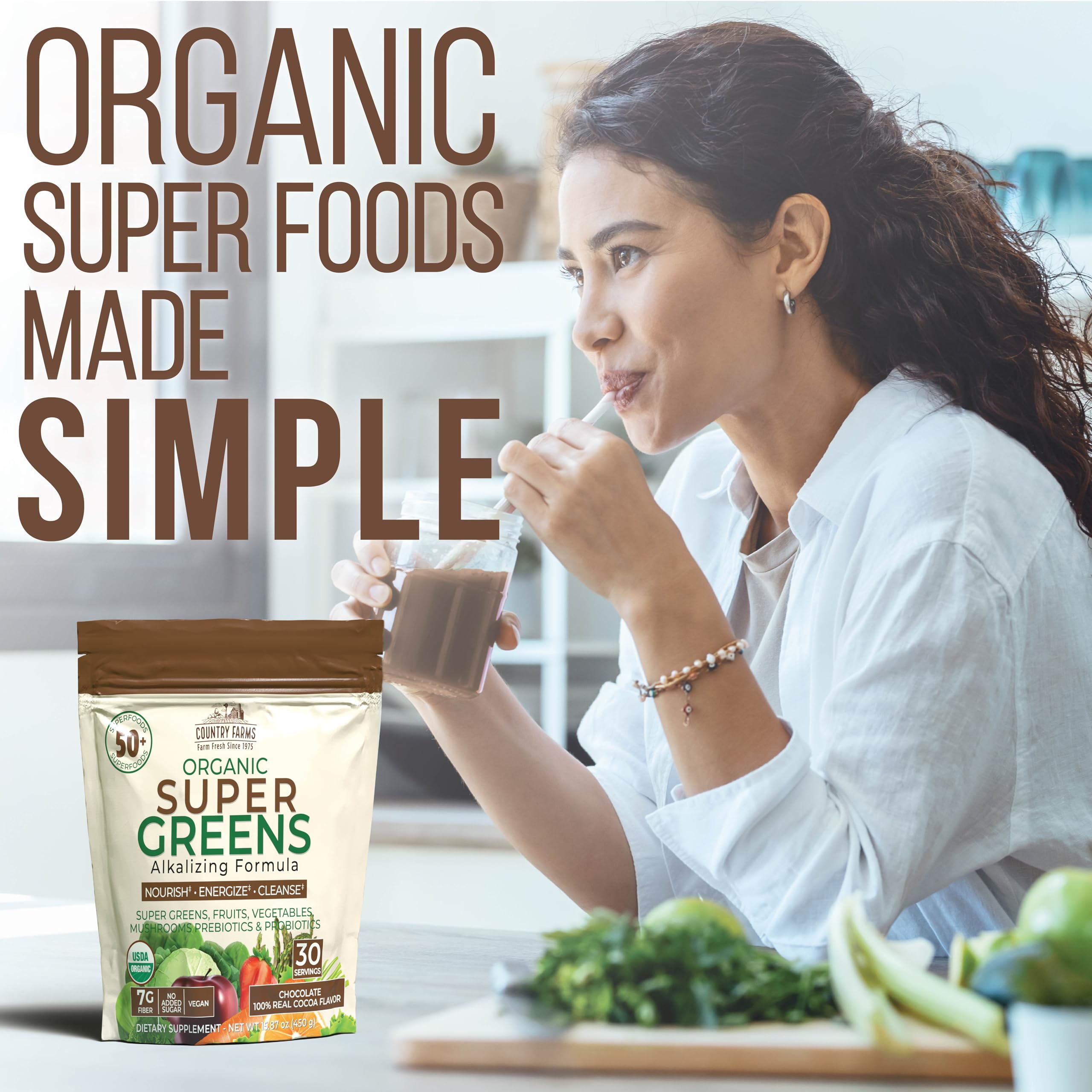 USDA organic super foods blend