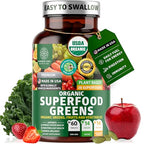 USDA Organic superfood greens tablets