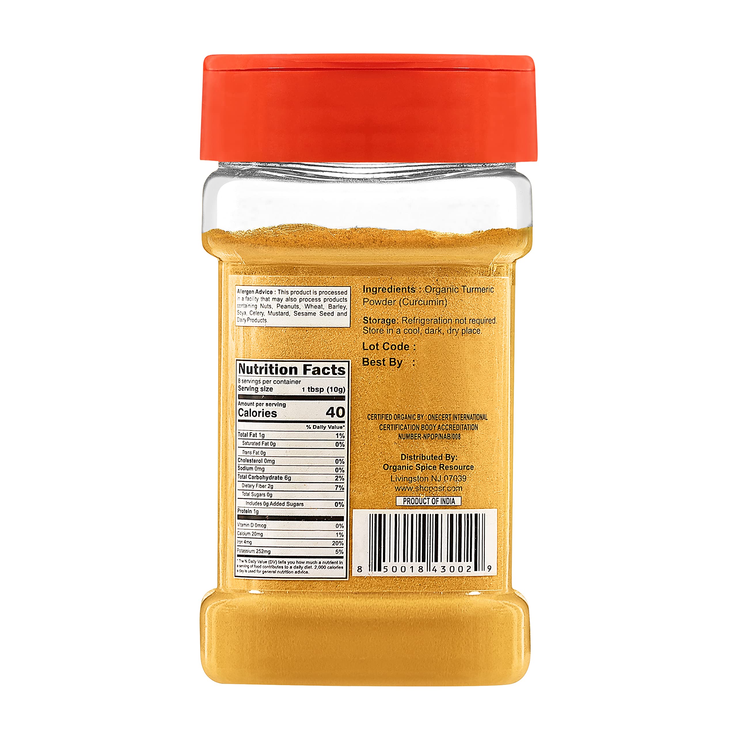 USDA organic turmeric for cooking