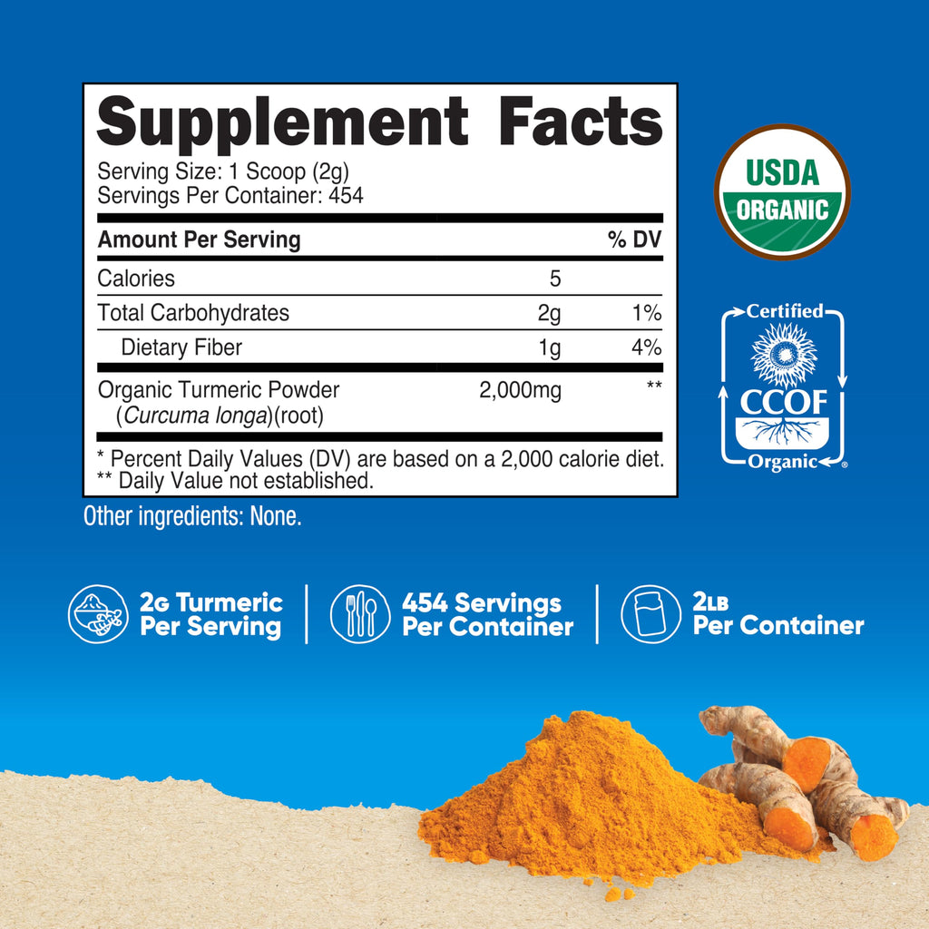 USDA organic turmeric for recipes
