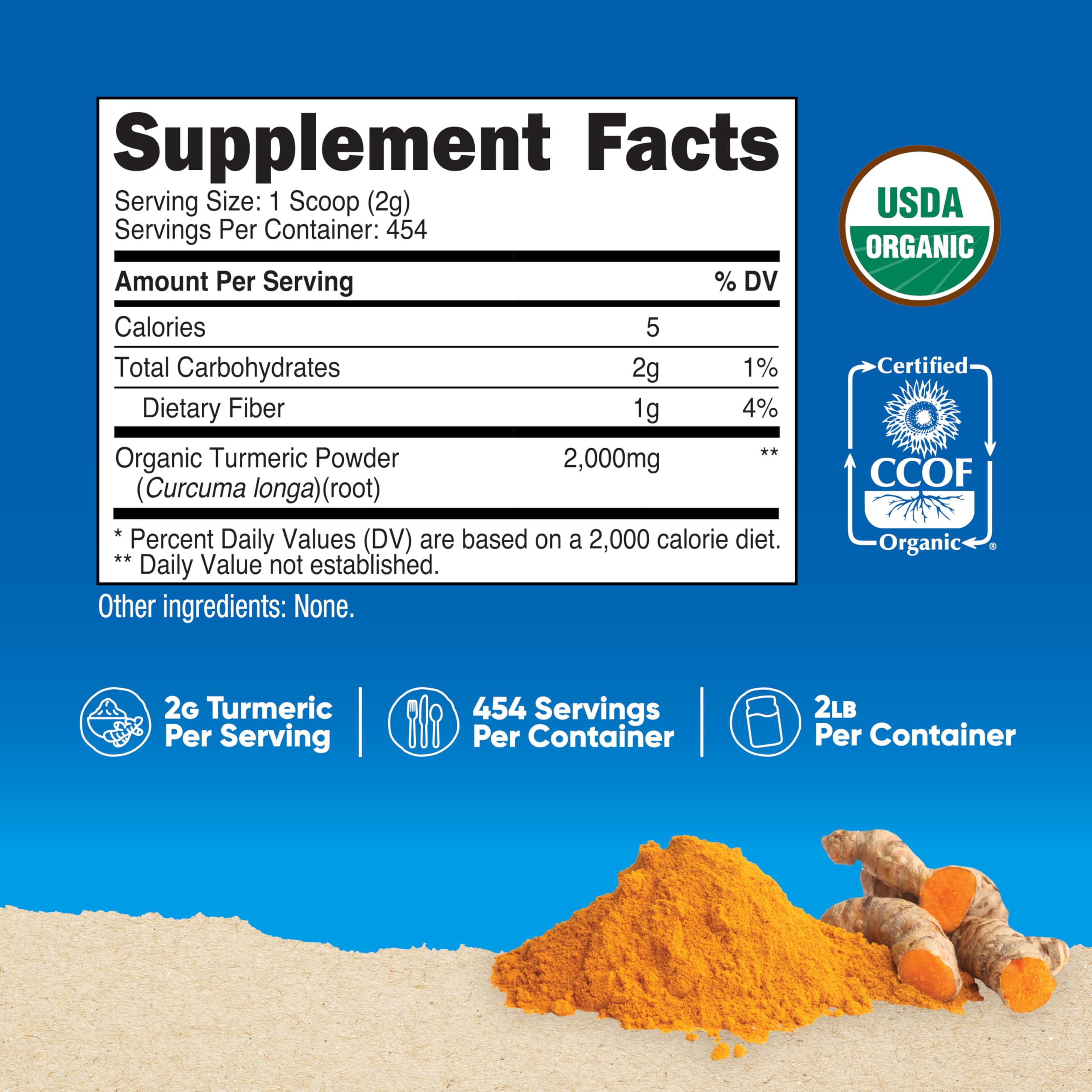 USDA organic turmeric for recipes