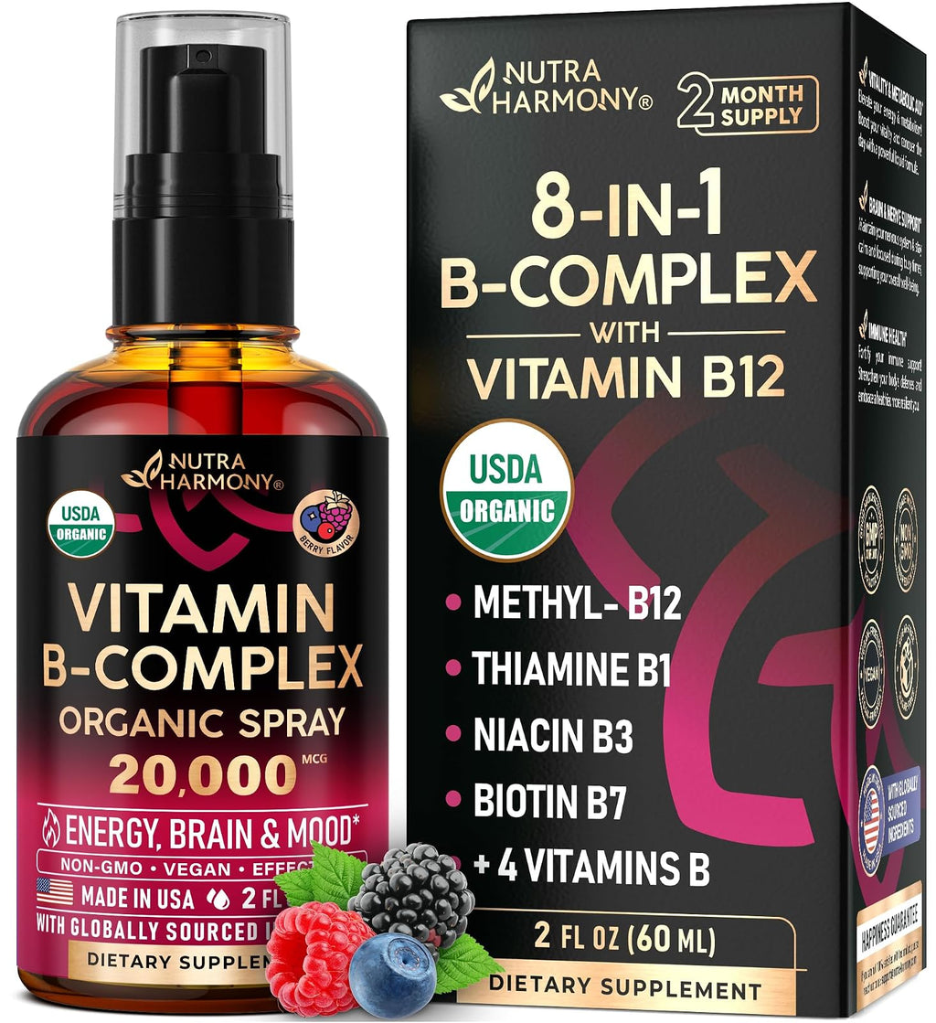 USDA Organic vitamin b complex supplement