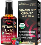 USDA Organic vitamin B12 sublingual spray