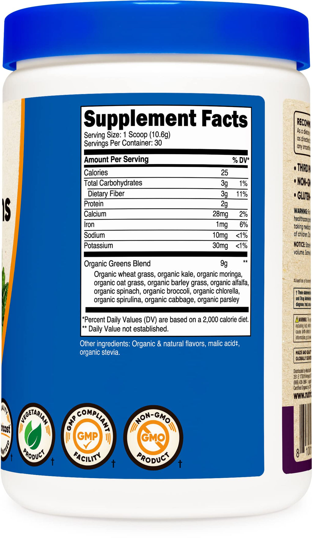 USDA organic vitamin powder for smoothies