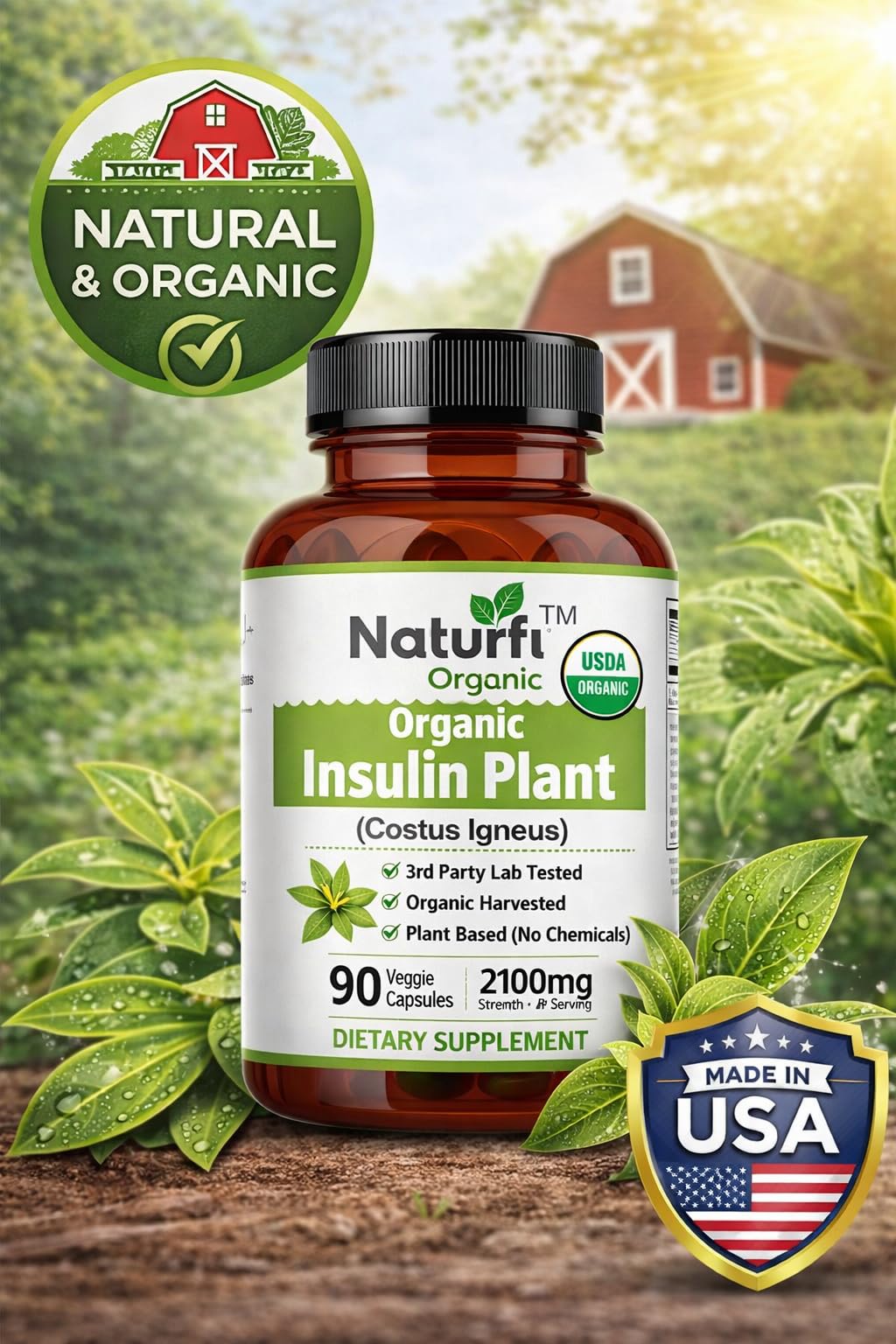 USDA organic vitamins for daily nutrition