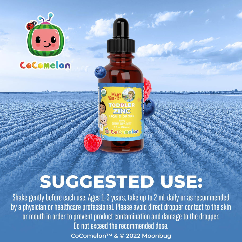 USDA organic zinc for toddlers