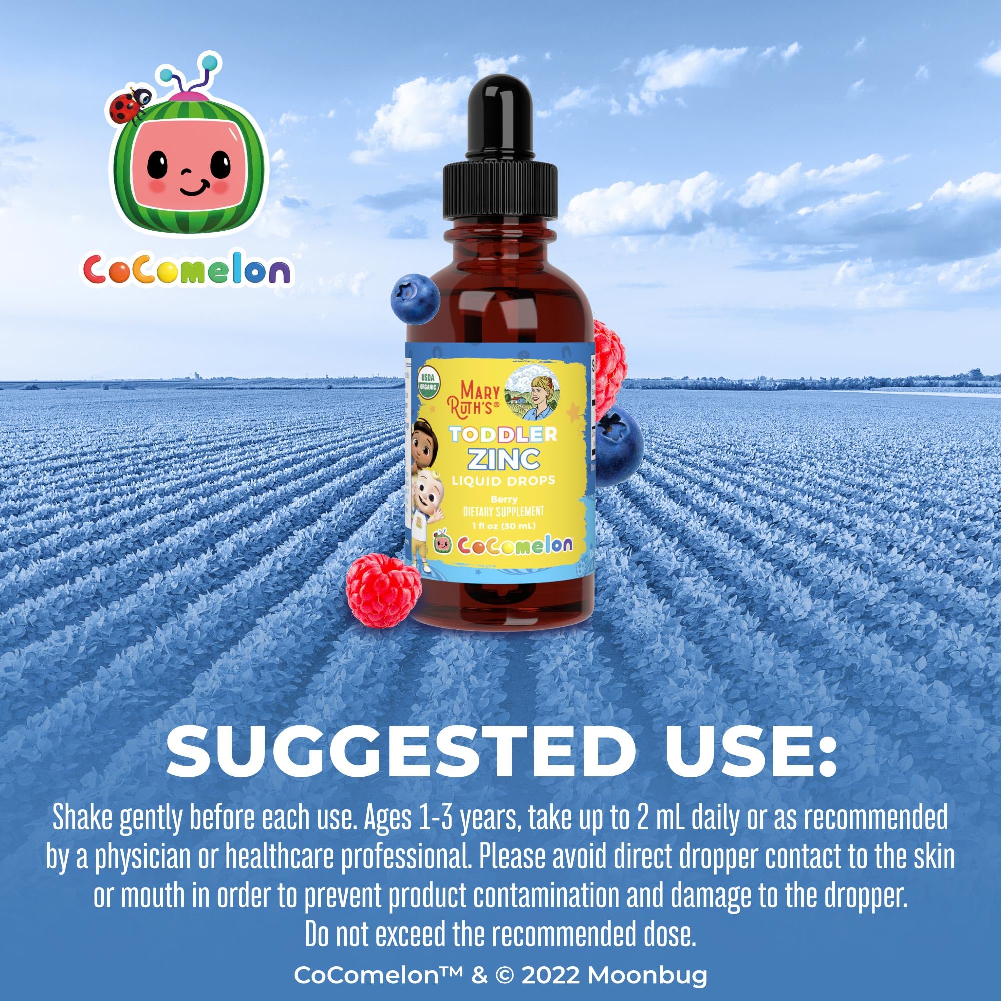 USDA organic zinc for toddlers