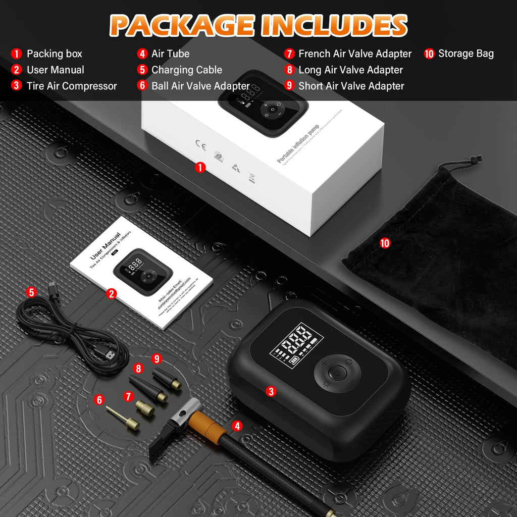 user-friendly electric bike pump