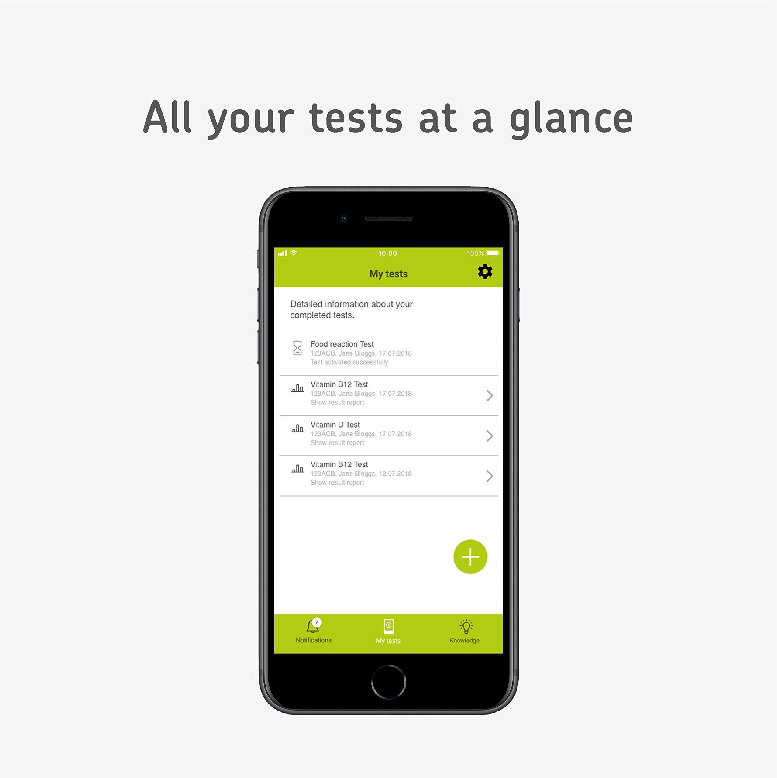 user-friendly iron test process