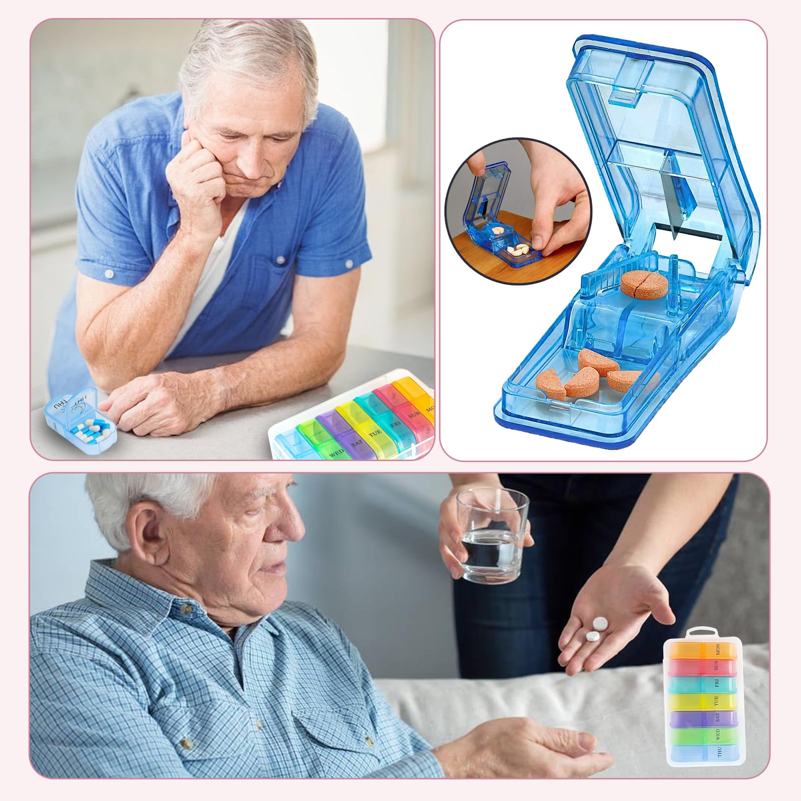 user-friendly weekly pill dispenser