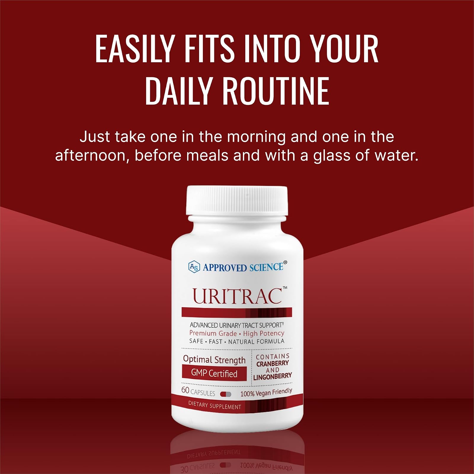 UTI relief with cranberry extract