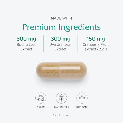 Uva ursi and cranberry blend capsules