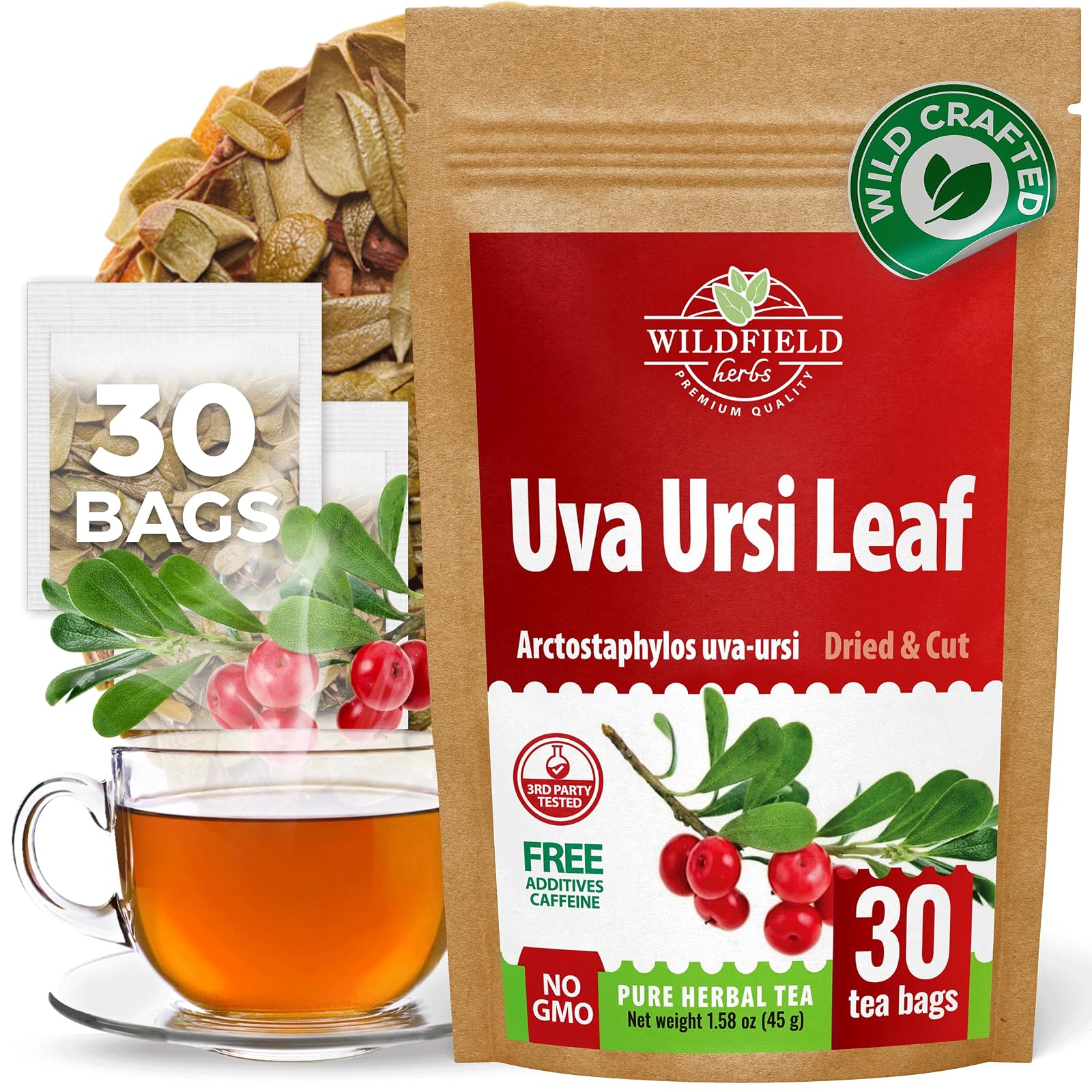 Uva Ursi herbal tea bags