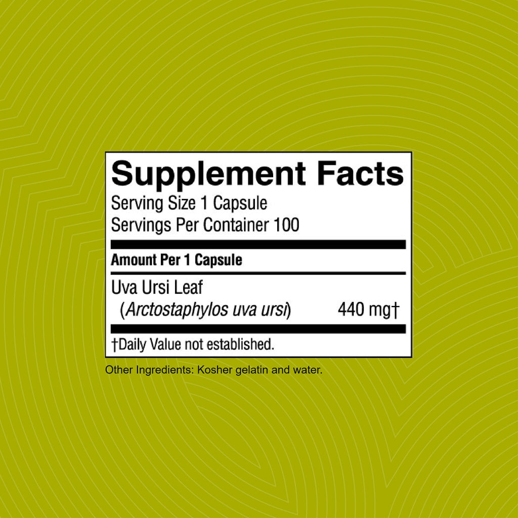 Uva Ursi mineral capsules for vitality