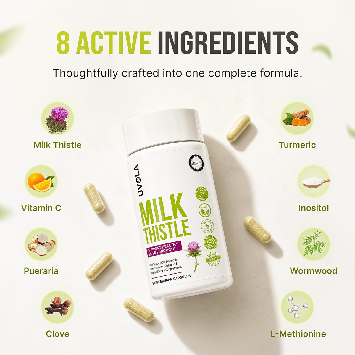 Uvola Milk Thistle for overall wellness