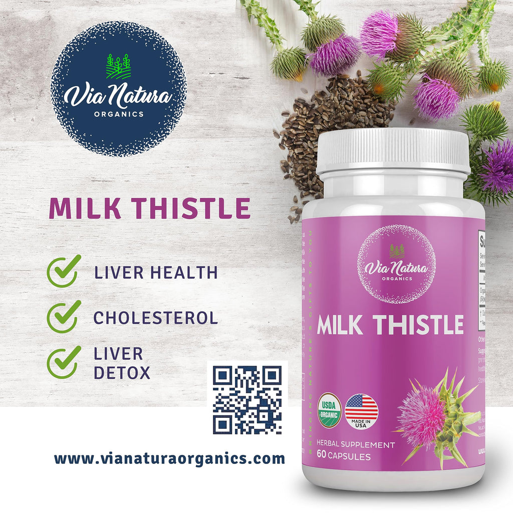 uvora milk thistle capsules for overall wellness