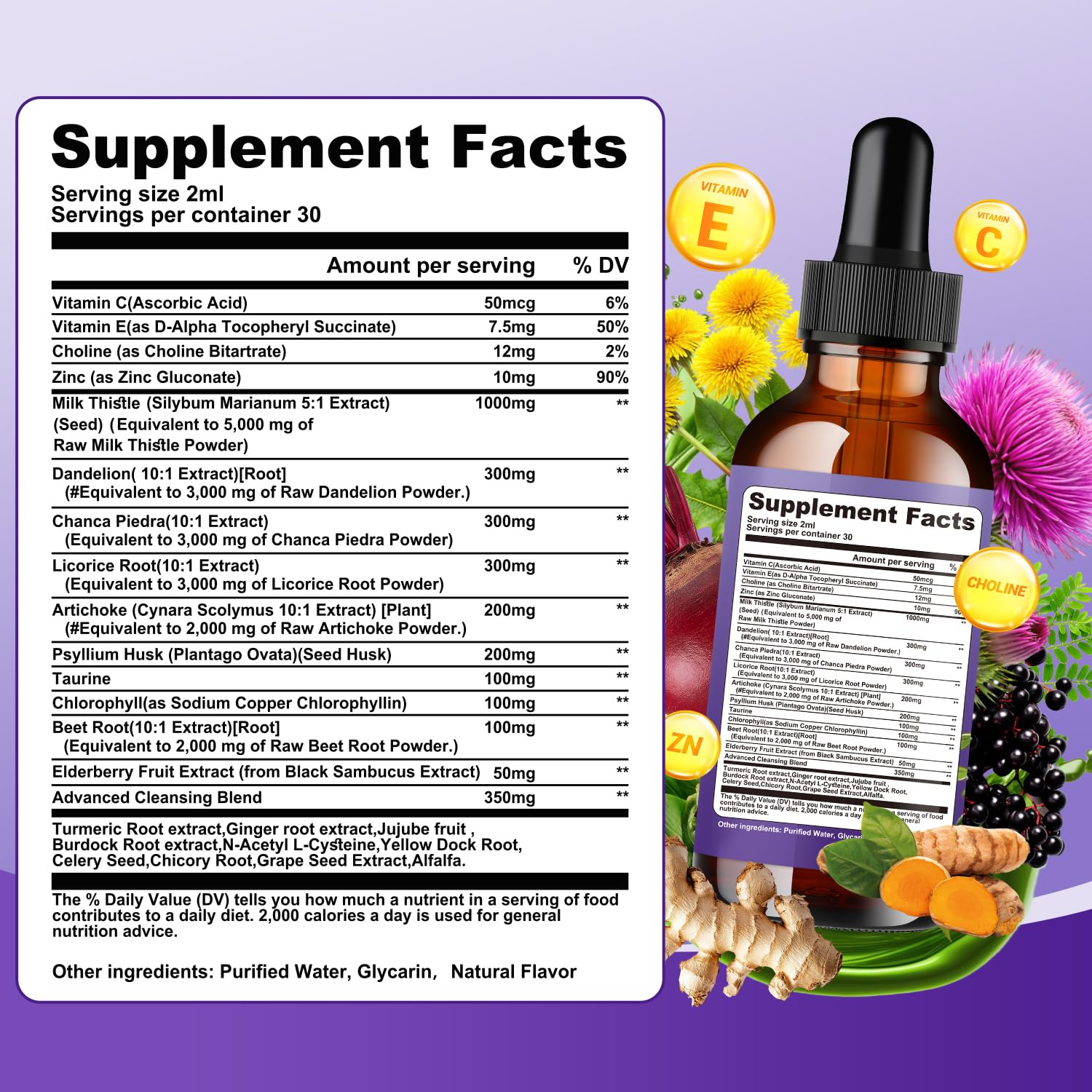 Uvora milk thistle detox for wellness
