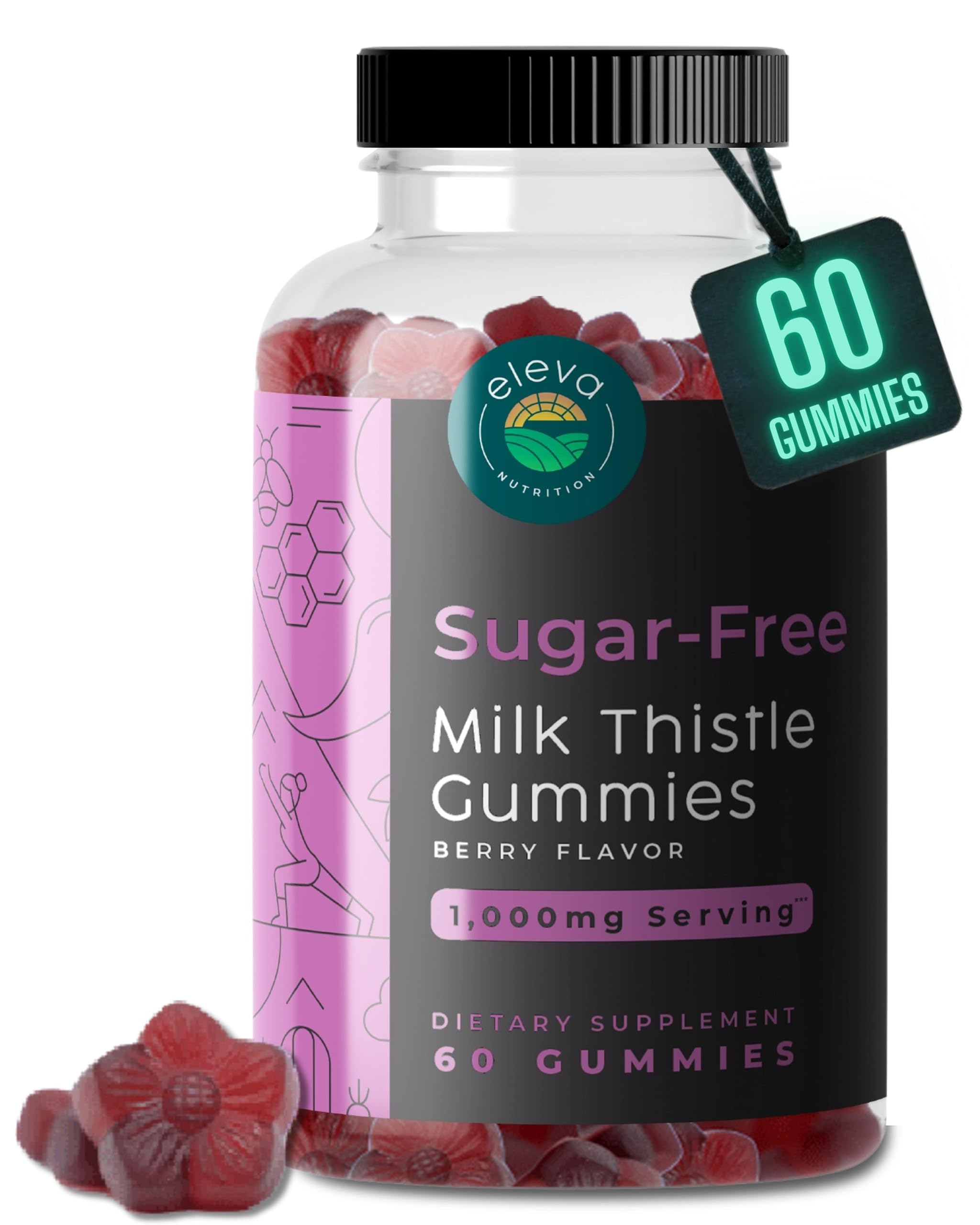 Uvora milk thistle gummies for liver health