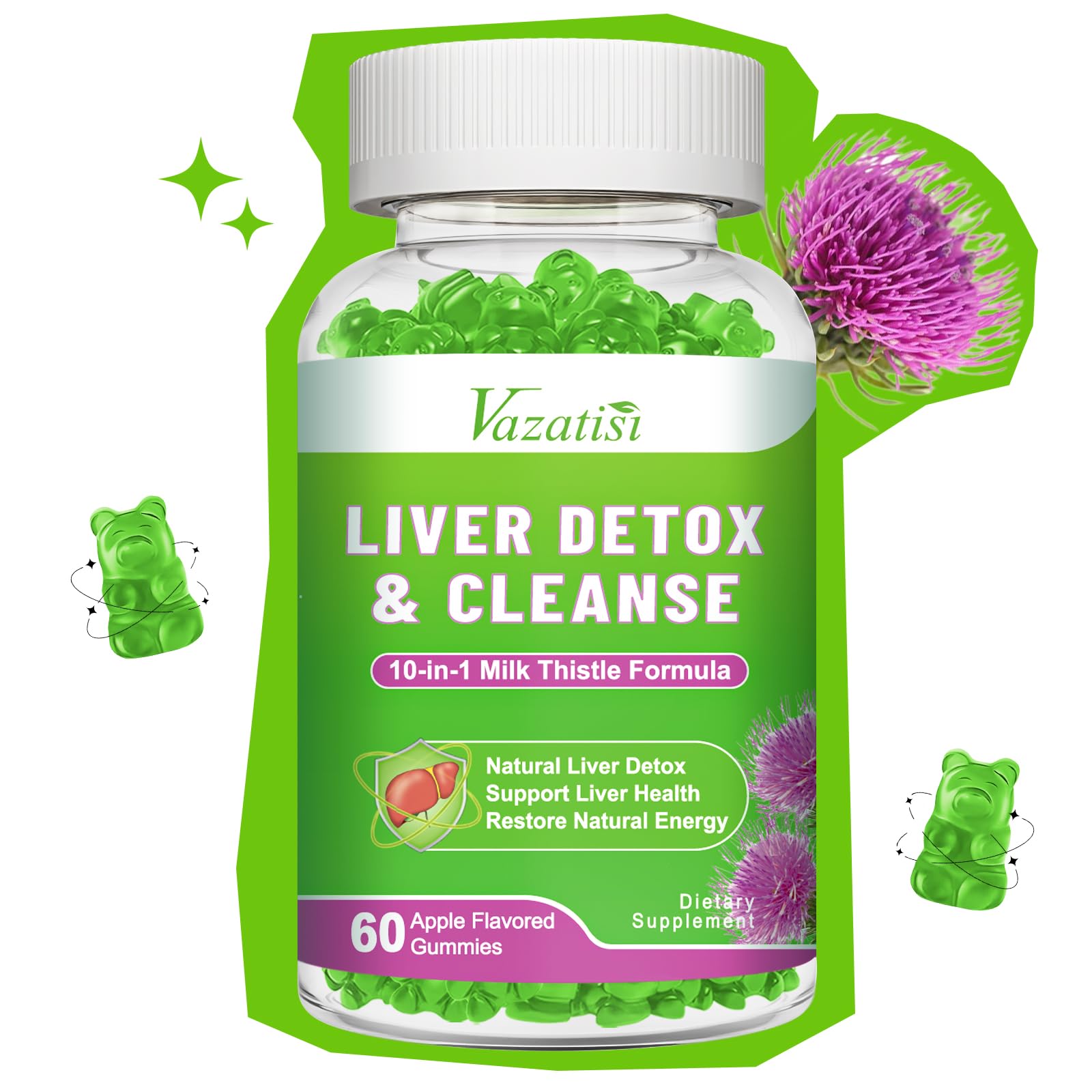 uvora milk thistle gummies for liver health