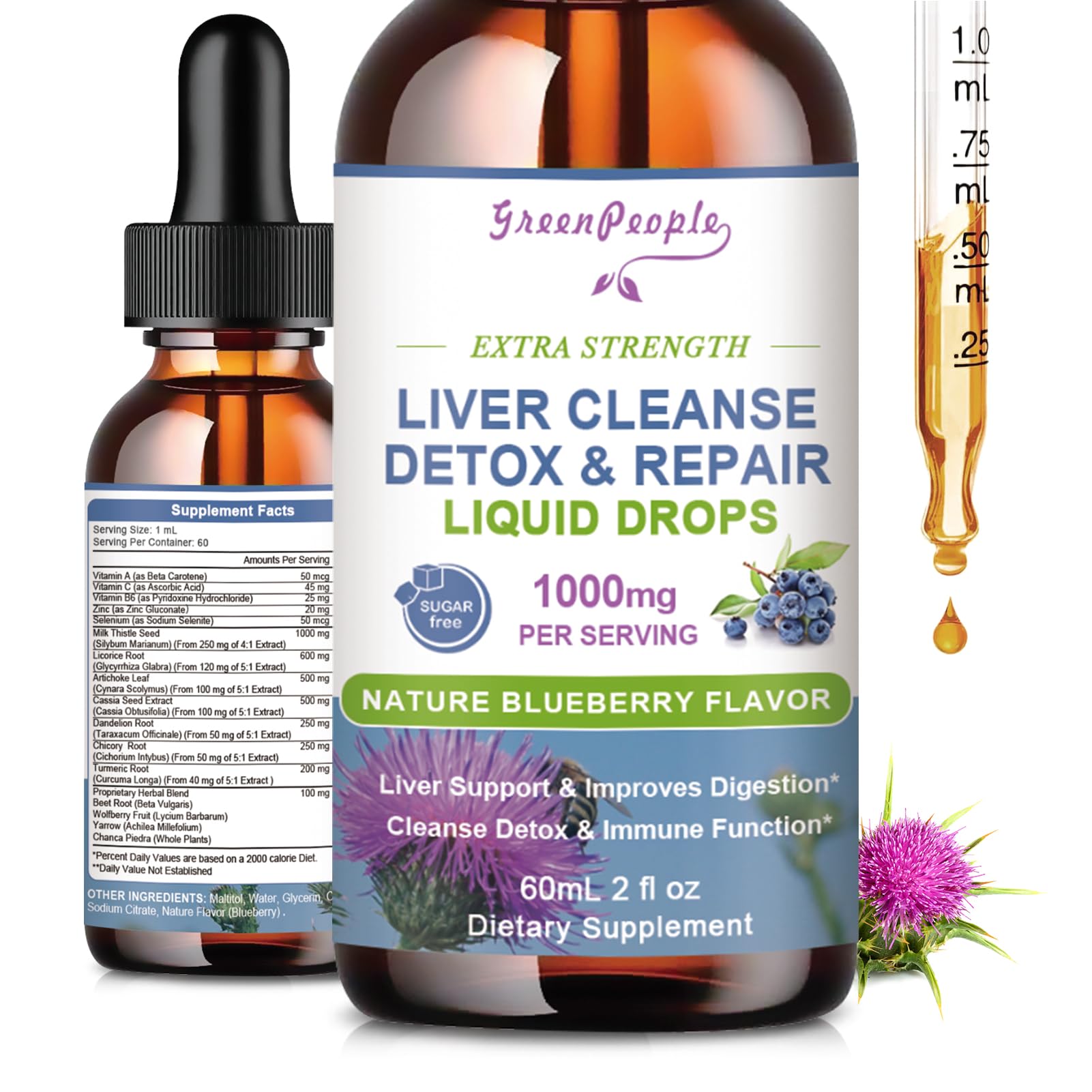 Uvora milk thistle liver support