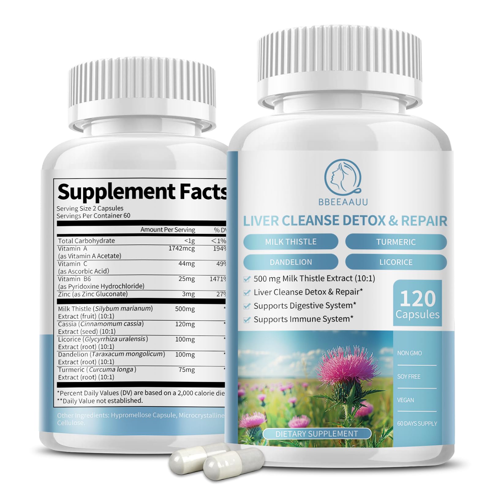 uvora milk thistle liver support