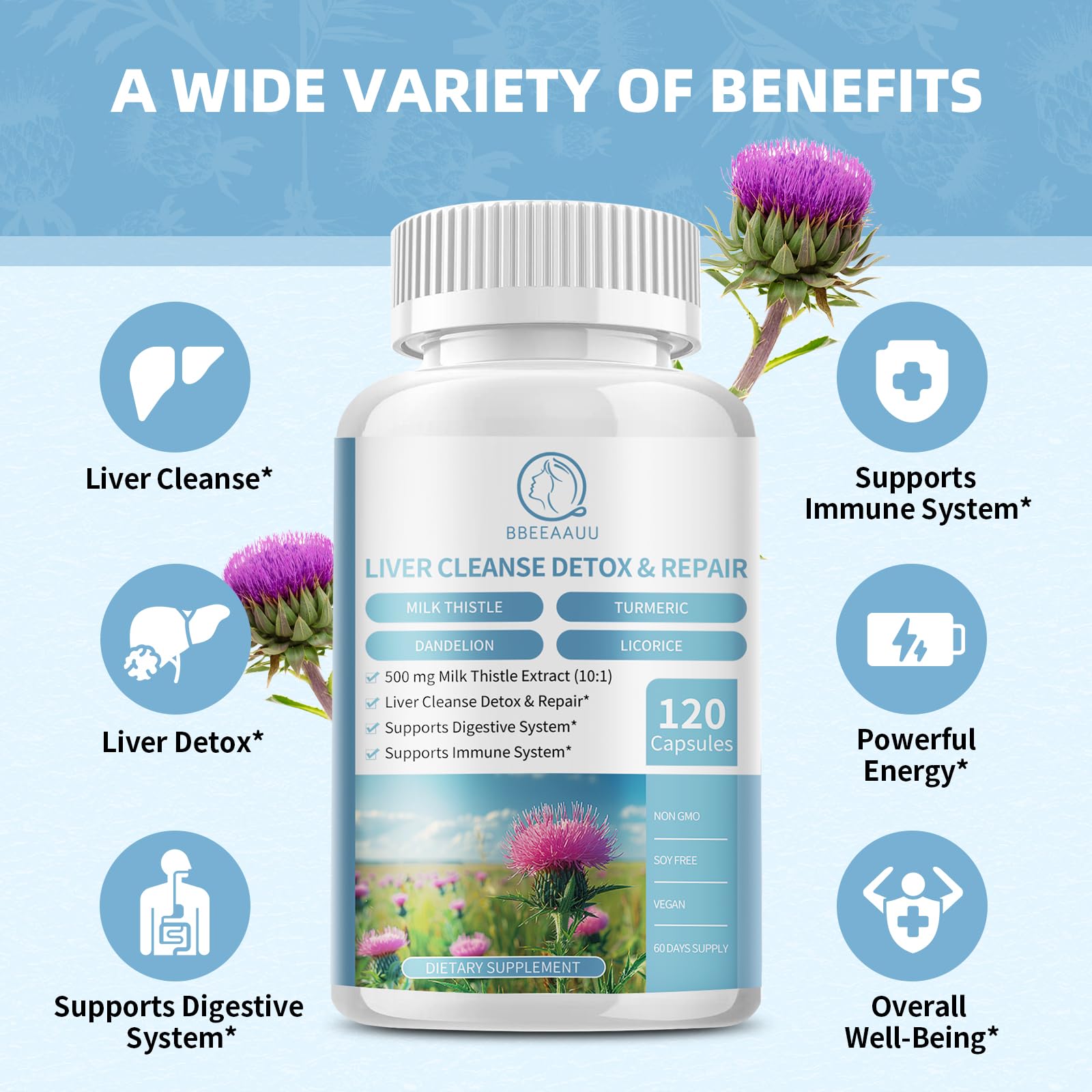 uvora milk thistle veggie caps