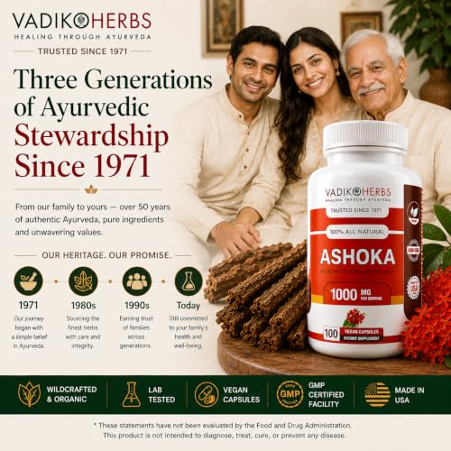 Vadik Herbs Ashoka for stress relief