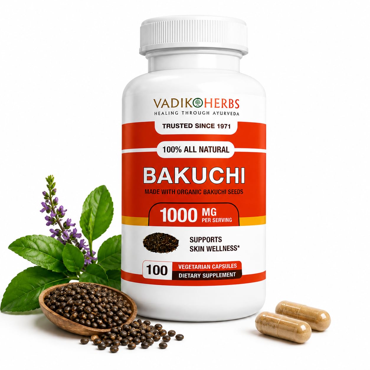 Vadik Herbs organic Bakuchi powder
