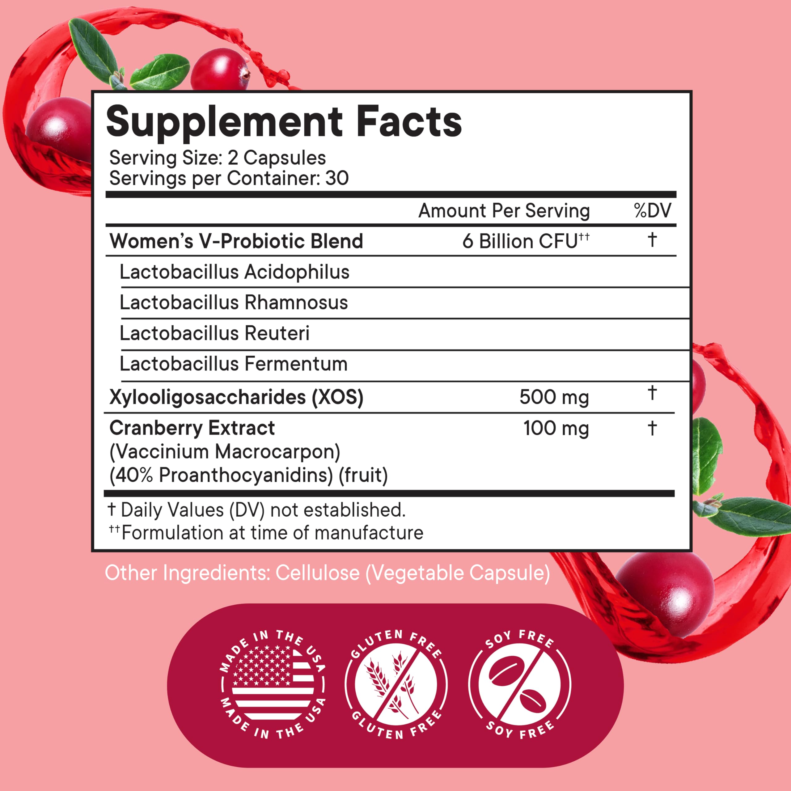 vaginal flora support with prebiotics