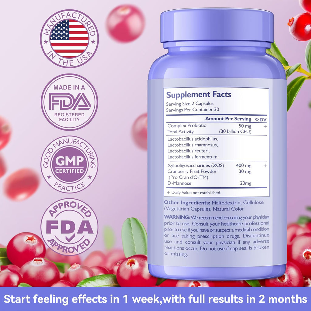 Vaginal health probiotics for women